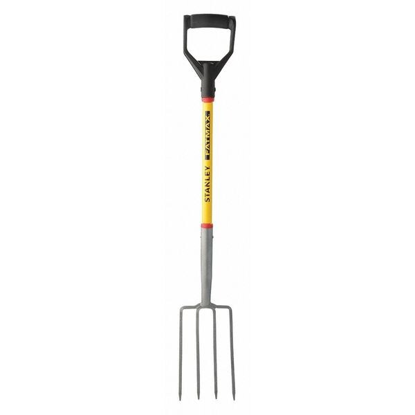 Stanley Garden Fork, Fiberglass Handle, D-Grip, PK6 BDS7139T | Zoro