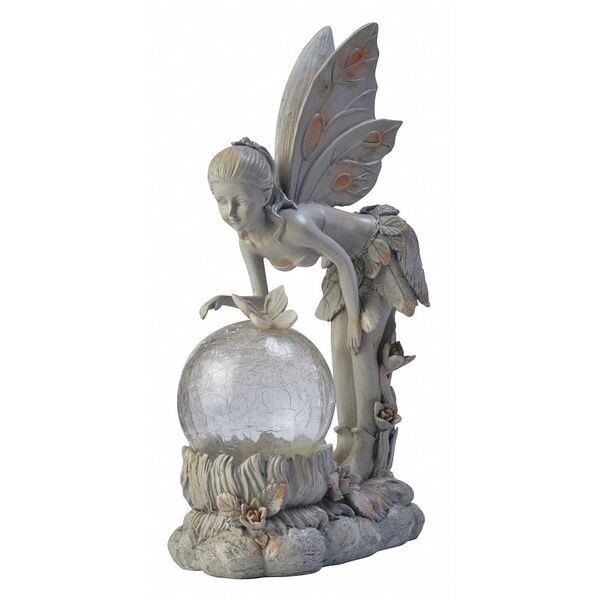 Moonrays LED Standing Pixie, Color-Change, w/Globe 91547 | Zoro