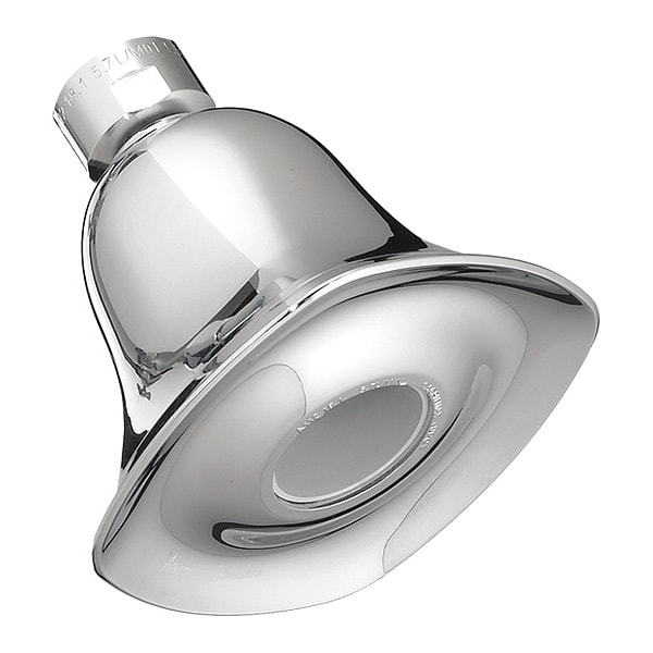 American Standard Water Saving Single Function, Shower Head, Polished ...