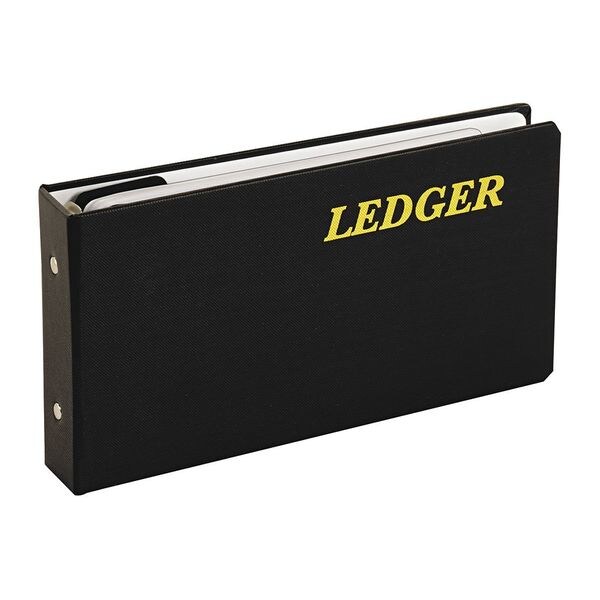 Adams Business Forms 6 Ring Ledger Binder, Black ARB59LB | Zoro