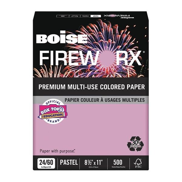Boise Colored Paper, Echo Orchid, PK500 MP2241-OR | Zoro