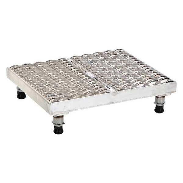 Vestil Silver Aluminum Adjustable Work Stand 5-3/4"to7-3/4" Height 19 ...