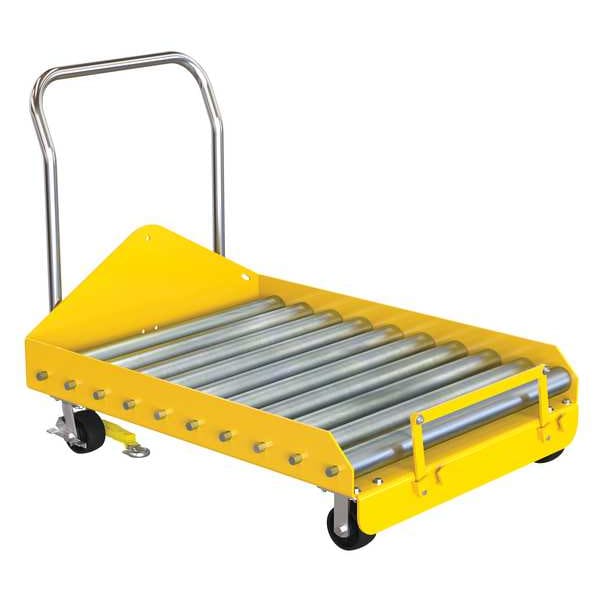 Vestil Yellow Battery Transfer Platform With Casters 4000 lb Capacity ...
