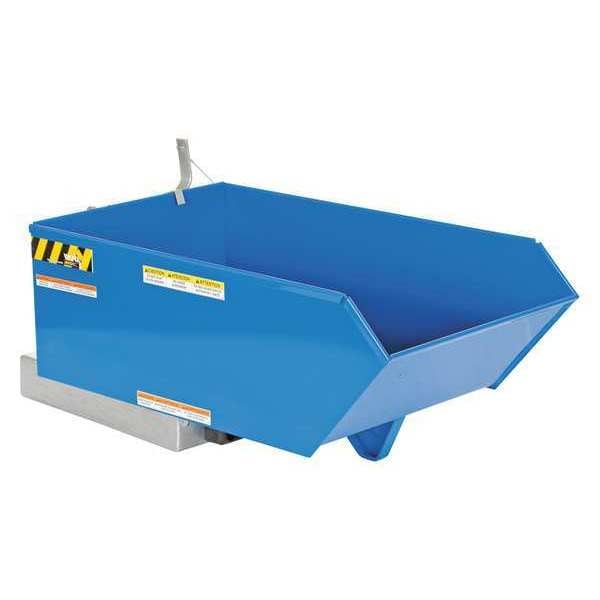 Vestil Light Duty Low Profile Hopper .25 Cubic Yard Blue H-25-LD | Zoro