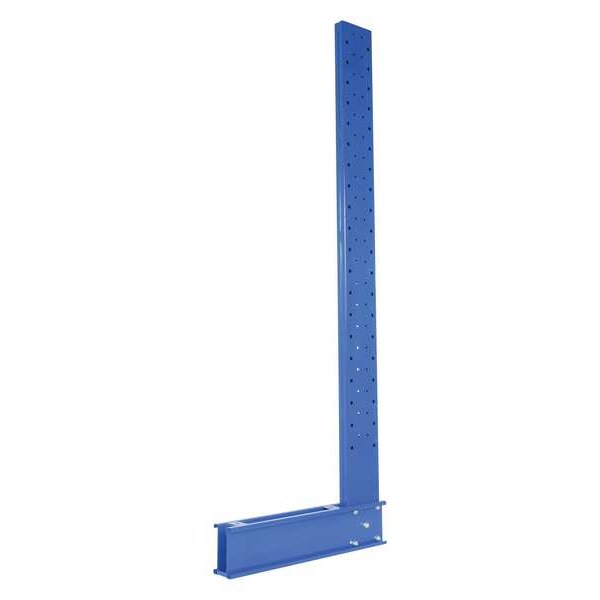 Vestil Blue Steel Standard Cantilever Single Upright Rack 8ft Height 18 ...