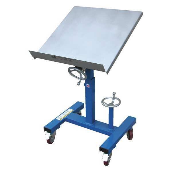 Vestil Mobile Tilting Work Table, 300 lb, 24 x 24 WT-2424 | Zoro
