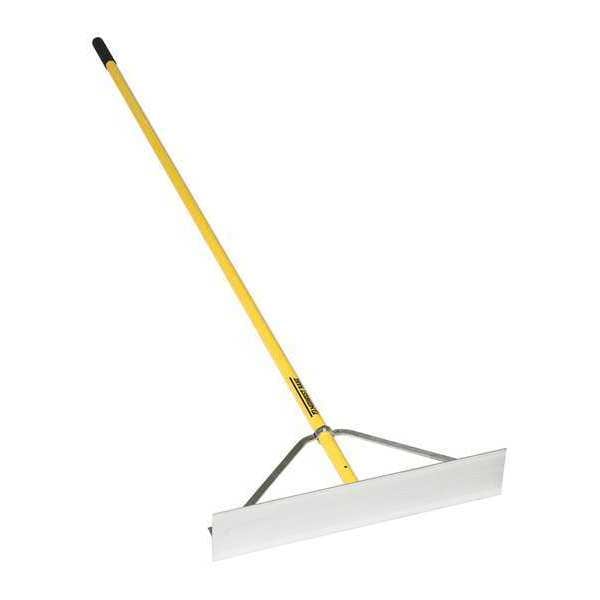 Midwest Rake 30 in Straight Standard Lute, 82 in L Handle, Wrap Bracing ...