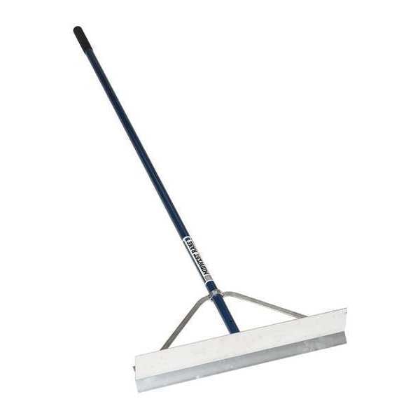 Midwest Rake Super Scraper, 24", 66" Alum Handle 51924 | Zoro