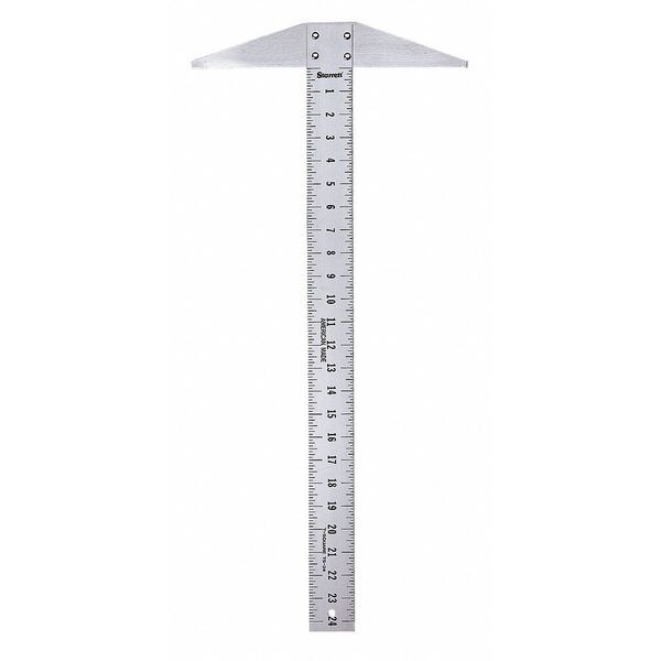 Starrett Aluminum T-Square, 24" T-24 | Zoro