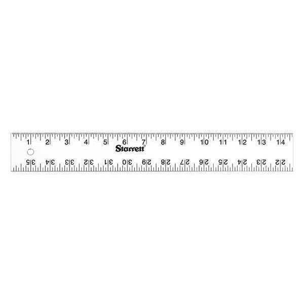 Starrett Aluminum Rule Straight Edge, 36" ASE-36 | Zoro