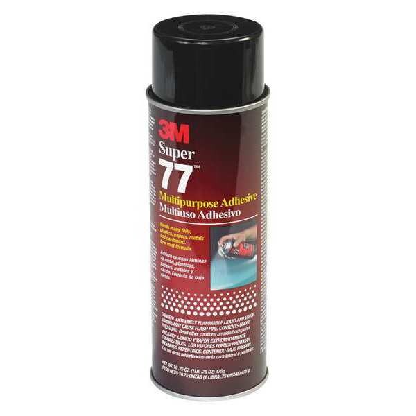 Super 77 Super 77 Adhesive, Clear, PK12, 12 PK ADH3M77 | Zoro