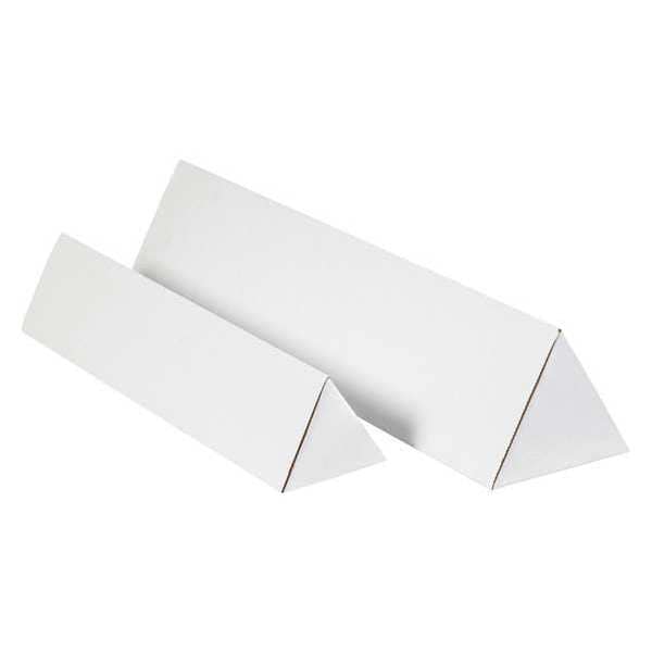 Partners Brand Triangle Mailing Tubes, 3" x 18 1/4", White, 50/Bundle ...