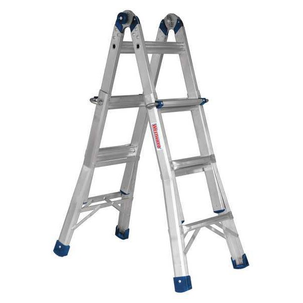 Westward Multipurpose Ladder, Extension, Scaffold, Staircase ...