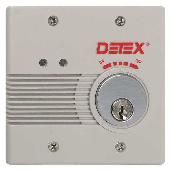 Detex Battery Exit Alarm Surface EAX-2500S GRAY | Zoro
