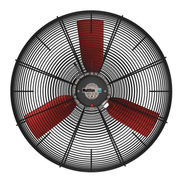 Multifan Corrosion Resistant Air Circulator, Ceiling, Wall Mount, 24 in ...