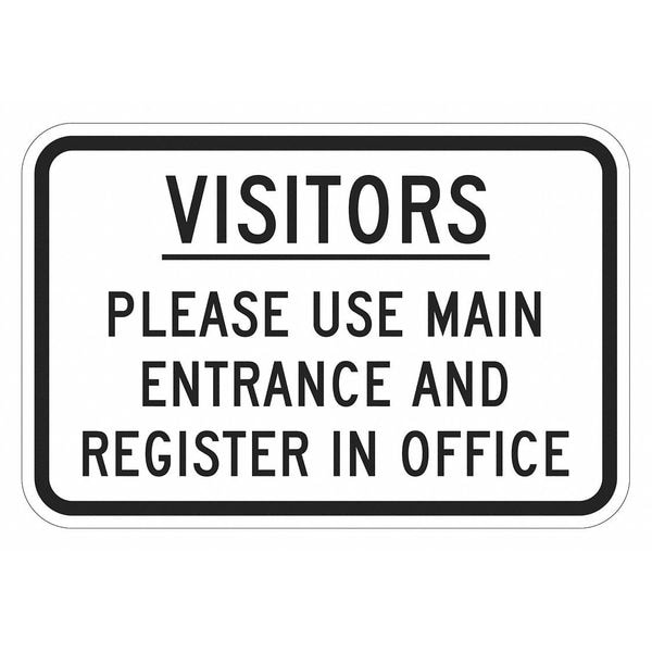 Lyle Informational Sign, 12 in H, 18 in W, Aluminum, Horizontal ...