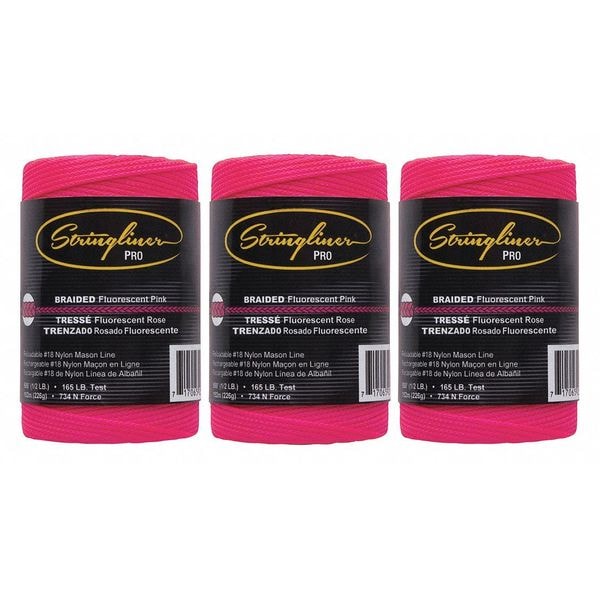 Stringliner Masons Line, Braided, 500 ft. L, PK3 35462 | Zoro