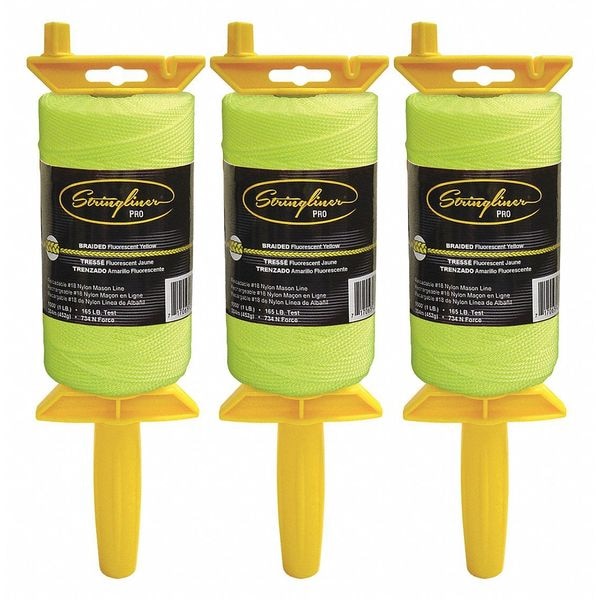 Stringliner Masons Line Reel, Braided, 1000 ft. L, PK3 25765 | Zoro