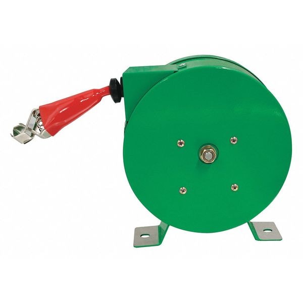 Speedaire Cable Reel, 20 ft., Powder Coated, Green 440G09 | Zoro