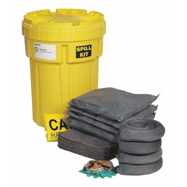 Spilltech Spill Kit, 26 Gallon Volume Absorbed per Kit, 30 Gallon ...