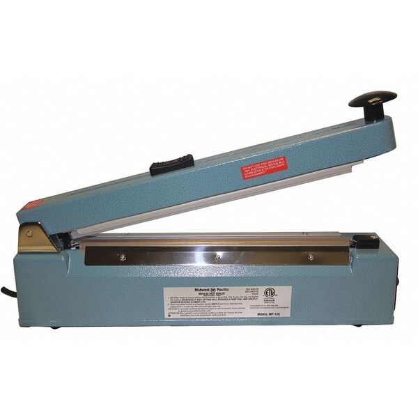 Midwest Pacific Heat Sealer, Hand Operated, 120VAC MP-12C | Zoro