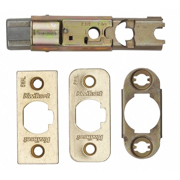 Kwikset Deadlatch, Polished Brass, Grade 1 81825-001 | Zoro