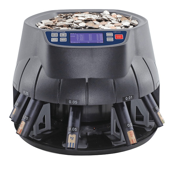 Accubanker Coin Counter, 3000 Coins Capacity AB510 | Zoro