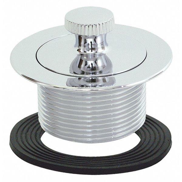 Ez-Flo Eastman Push and Pull Bath Drain Assembly, Silver 35254 | Zoro