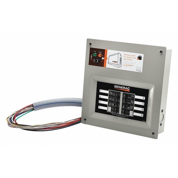 Generac 50 Amp Indoor Transfer Switch Kit for 10-16 circ, Stand-alone ...