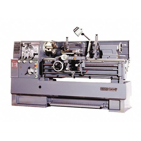 Sharp Lathe, 220/440V AC Volts, 7 1/2 hp HP, 60 Hz, Three Phase 60 in ...