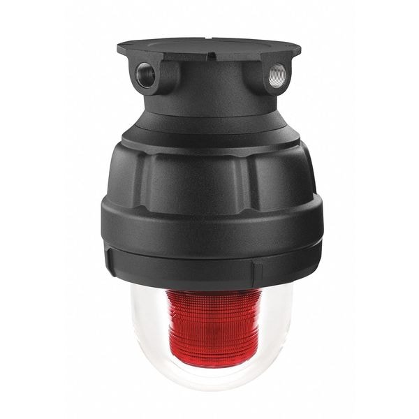 Federal Signal Strobe Light, Red, Strobe Tube, 24V DC, 80 FPM, 8 13/16 ...