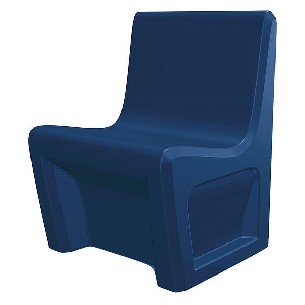 Cortech Sentinel Chair, Slate Blue Seat, Blue Back, 24 in W 24" L 33" H ...