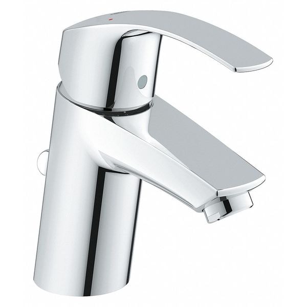 Grohe Manual Single Hole Mount, 1 Hole Straight Spout Bathroom Faucet ...