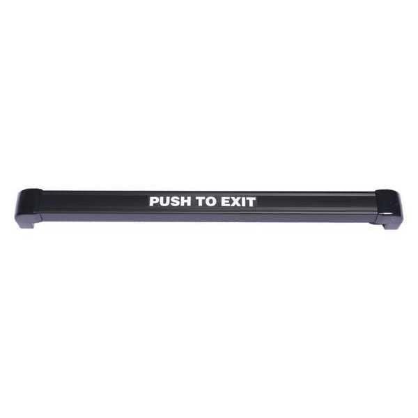 Securitron Push to Exit Bar, 48 in.W, NoRelease, Black DTSB-BK-48 | Zoro
