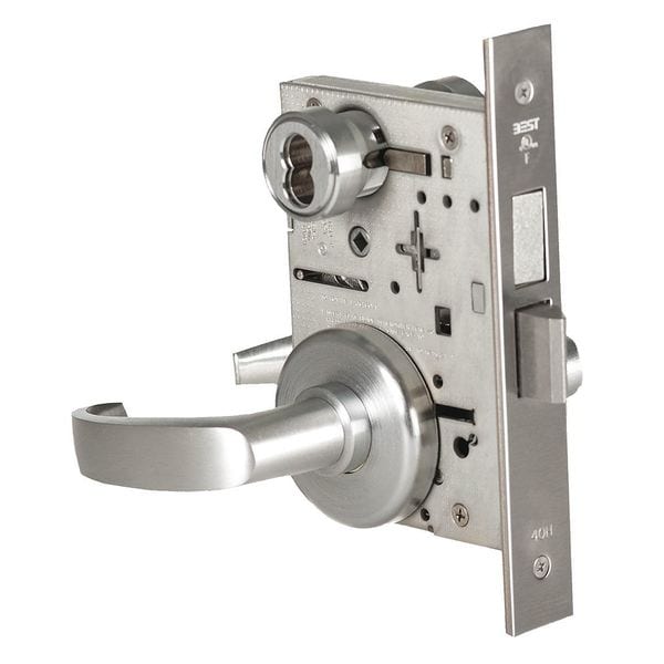 Best Mortise Lockset, Lever, 45H, 45H Escutcheon, Intruder, Mech ...