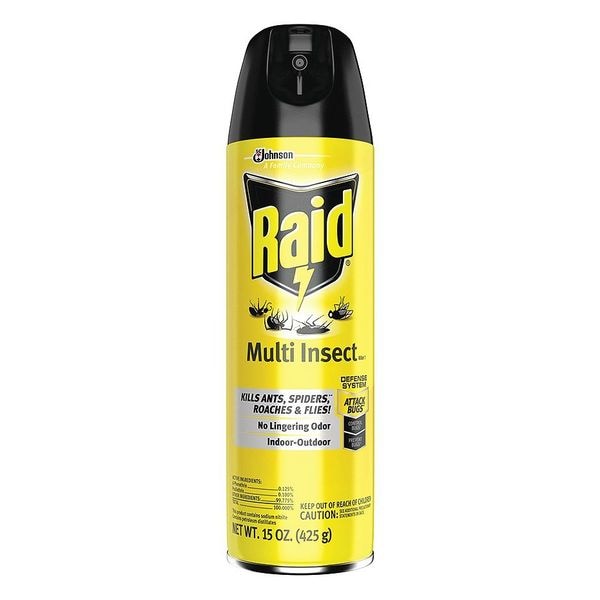 Raid Insect Killer, Indoor and Outdoor, 15 oz. 300819 | Zoro