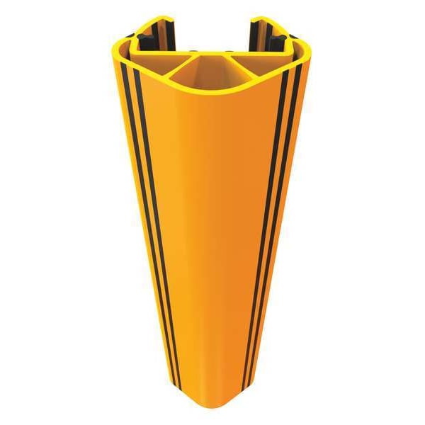 A-Safe Rack Leg Protector, Yellow, 3/8in. Thick P-03-01-0026 | Zoro