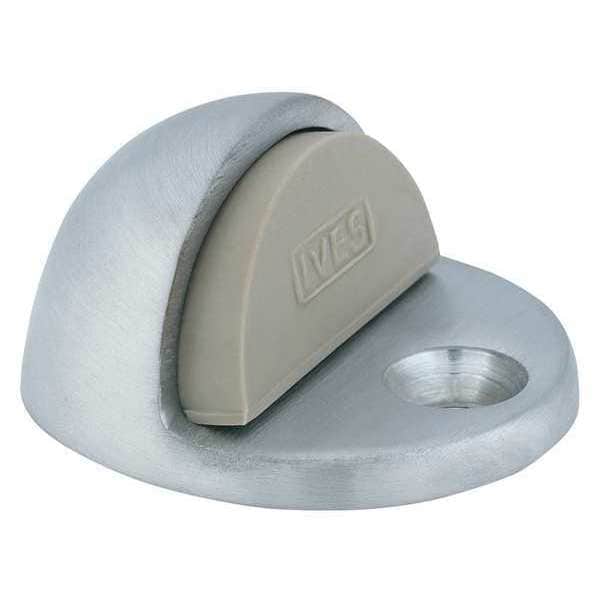 Ives Dome Door Stop, 1"H x 1-3/4"W FS436 US26D | Zoro