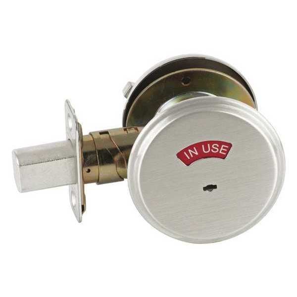 Falcon Indicator Lock, Satin Chrome, Medium-Duty D271 626 | Zoro