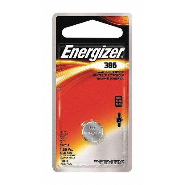 Energizer Coin Cell, 386, 1.5V 386BPZ | Zoro