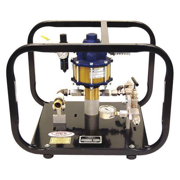 Wheeler-Rex Hydro Test Pump, 1gpm, 10,000psi, Air Motor 32450 | Zoro