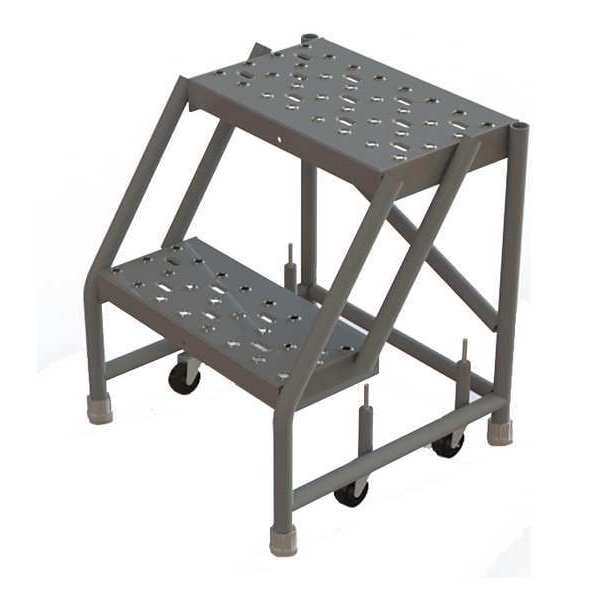 Tri-Arc Rolling Ladder, 2-Step KDSR002166 | Zoro