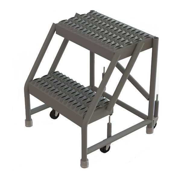 Tri-Arc Rolling Ladder, 2-Step KDSR002162 | Zoro