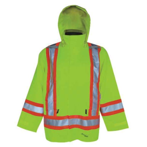 Viking Hi-Viz Insulated Safety Jacket, Polyester, Polyurethane, Class 3 ...