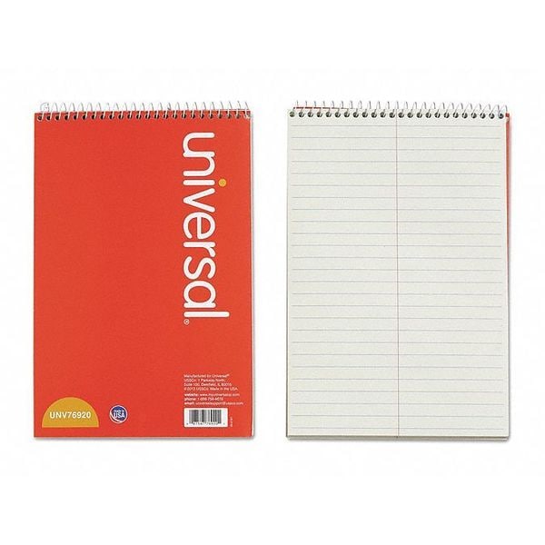 Universal One Writing Pad, Gregg, Coil-Lock, Green, 70 Sh. UNV76920 | Zoro