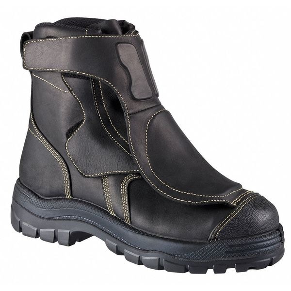 Oliver By Honeywell Size 7-1/2 Men's 6" Work Boot Alloy Work Boots, Black 25299/075 | Zoro