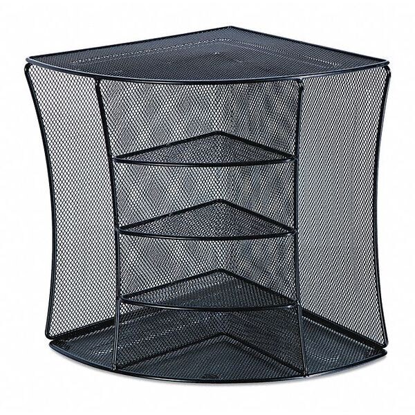 Universal One Desktop Organizer, Black, Wire Mesh UNVDS-098 | Zoro
