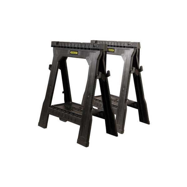 Stanley Sawhorse Plastic 1000 Capacity Lb. PK2 060864R Zoro