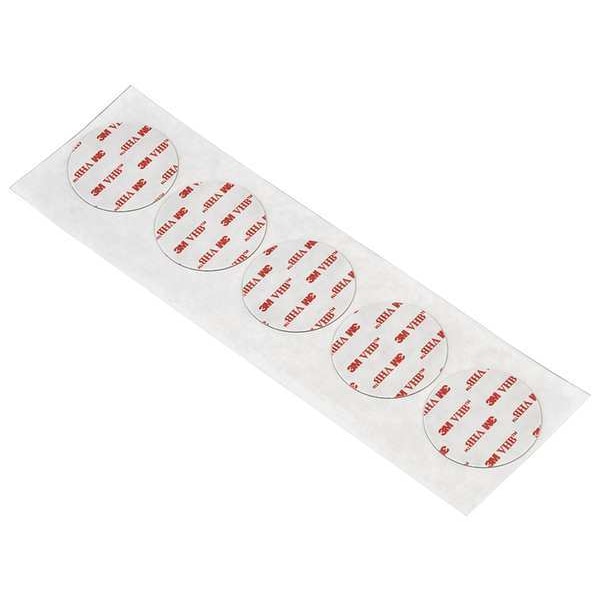 3M 3M 4926 VHB Tape 1.5" circle, Gray, 15 mil, 100PK 4926 | Zoro