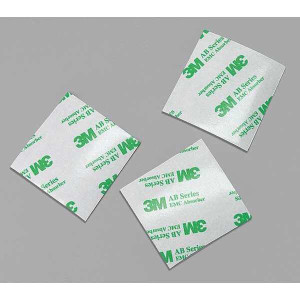 3M EMI Absorber, 2 x 2 In, 10 mil, Gray, PK5 AB5010 | Zoro